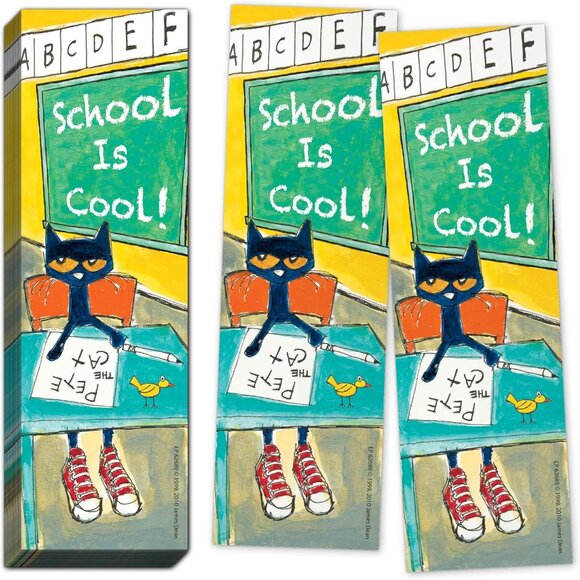 Other | Pete The Cat School Is Cool Bookmarks Ep62689 | Poshmark